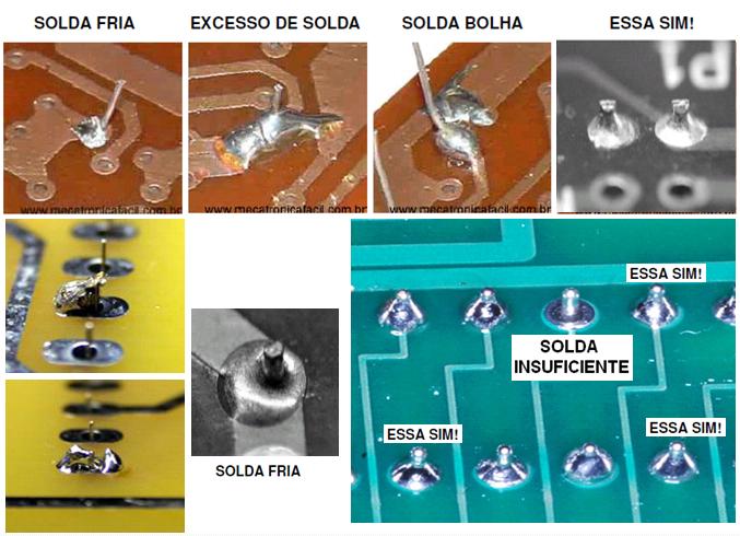 TÉCNICA PARA UMA BOA SOLDAGEM EM ELETRÔNICA